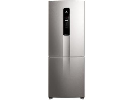Geladeira/Refrigerador Electrolux Frost Free - Inverse Cinza 490L IB7S ...