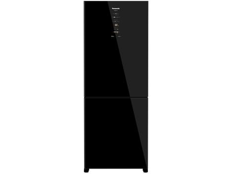 Geladeira/Refrigerador Panasonic Frost Free Duplex Inverse Black Glass ...