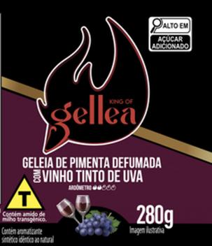 Geleia de Pimenta DEFUMADA - Com Vinho Tinto de uva - King Of Gellea ...
