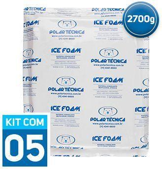 Gelo Artificial Espuma Ice Foam 2700g Caixa fechada com 05 unidades ...