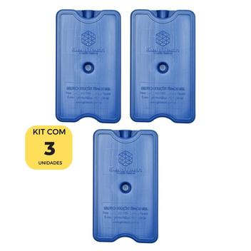 Gelo Artificial Reutilizável Rígido De 500ml Gelotech 3 Unidades - Gelo ...