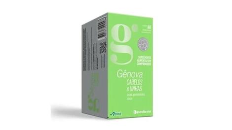 Gênova Cabelos e Unhas - 60 Comprimidos - EUROFARMA - Nutricosméticos ...