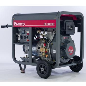 Gerador à Diesel 13,0CV - Partida Elétrica - Monofásico - 127/220V - BD-8000EF - Branco ...