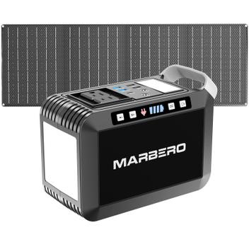 Gerador Solar Portátil MARBERO 148Wh - 200W + Painel Solar - Gerador de ...