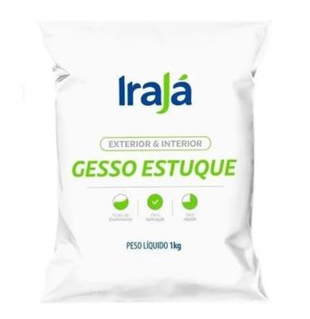 Gesso Estuque 1Kg Irajá - Materiais de Construção - Magazine Luiza