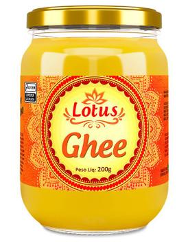 Ghee Tradicional Lotus 200g - Manteiga Zero Lactose - Lotus Ghee - Ghee ...