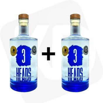 Gin 3 Heads London Dry Gin Dom Tapparo Original Cabare Luxo - Dom ...