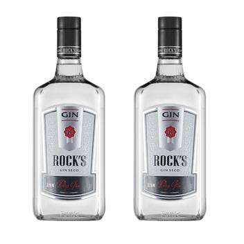 GIN ROCK'S TRADICIONAL DRY SECO 02 Un 1000ml - Gin Rock's Dry - Gin ...