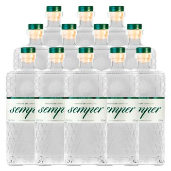 Gin Semper Premium Dry Herbal 750ml 12 Unidades - Underberg - Gin - Magazine Luiza