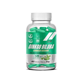 Ginkgo biloba 167mg health labs - 60 capsulas - Ginkgo Biloba ...