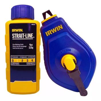 Giz de linha marcação 30m irwin speedline azul straint-line - Giz de ...