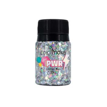 Glitter Gel Glow Power Prata Colormake 35G - Glitter e Purpurina ...