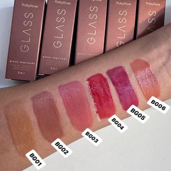 Gloss Laqueado Glass - Ruby Rose - Gloss e Brilho Labial - Magazine Luiza