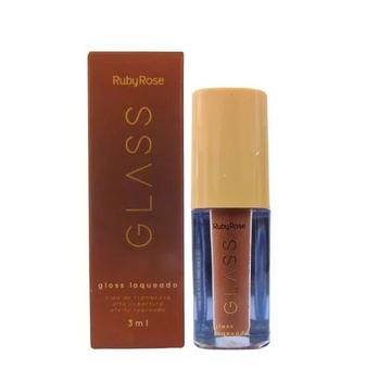 Gloss Laqueado Ruby Rose Glass Bg01 HB5771 3ml - Gloss e Brilho Labial ...