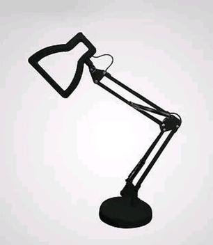 Gmh luminária de mesa 3d lamp preto com led integrado - GMH TRADE ...