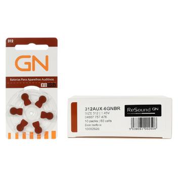 GN RESOUND 312 / PR41 - 10 Cartelas - 60 Pilhas Baterias Aparelho Auditivo - Acessórios ...