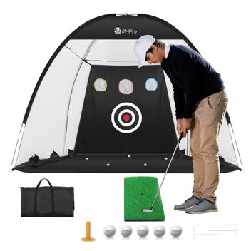 Golf Practice Net JMPro Portable Driving Range preto - Módulo de ...