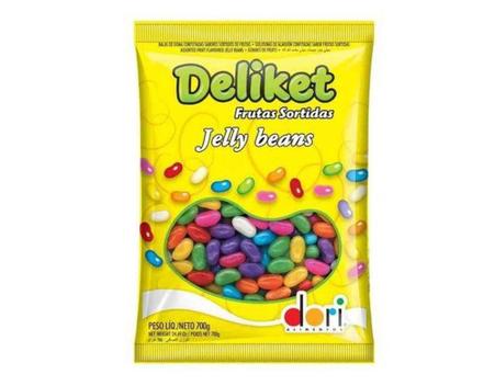 Goma Sortida Deliket Jelly Beans Dori 700g - Balas - Magazine Luiza