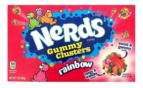Gomas Importadas Nerds Candy Gummy Clusters Party Box 85G - Balas ...