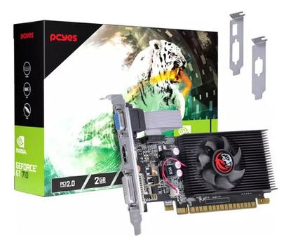 Gpu Nvidia Geforce Gt 710 2gb Ddr3 64bits Pcyes Pvgt7102gb - Placa de ...