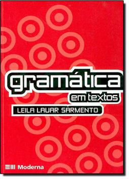 Gramatica em textos - Moderna (Didaticos) - Outros Livros - Magazine Luiza