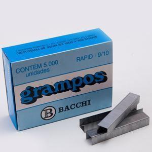 Grampo 9/10 Galvanizado Caixa Com 5000 Unidades Para 50 Folhas Bacchi ...