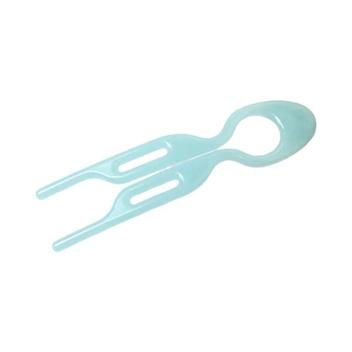 Grampo De Cabelo Ondulado Em Forma De U Feminino, Cabeça Redonda, Moda ...