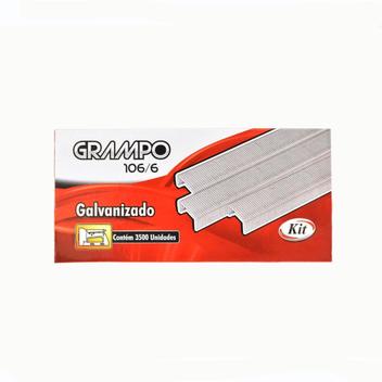 Grampo rocama 106/6 galvanizado - KIT - Grampo para Grampeador de Papel ...