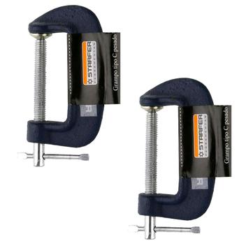 Grampo Tipo C Marceneiro Pesado 8 Starfer (Kit 2) - Grampo de Fixação ...