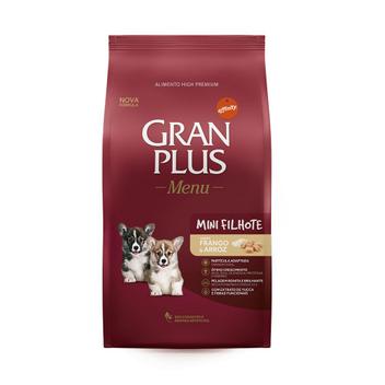 Gran Plus Menu Cao Filhote Mini Frango Arroz 1Kg - GranPlus - Outros ...