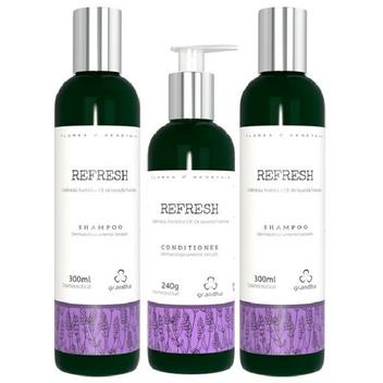 Grandha Refresh Com 2 Shampoo 1 Condicionadores - Kit Shampoo e ...