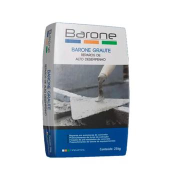 Graute Cimenticio Fluido Alto Desempenho 50MPA 25KG BARONE ...