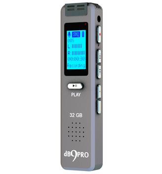 Gravador de voz digital DB9Pro 32GB expansível com USB - Gravador de ...