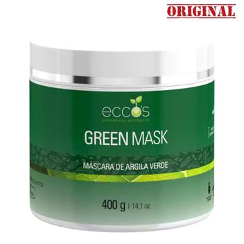 Green Mask 400Gr Mascara De Argila Verde Em Pó Eccos - Máscara Facial ...