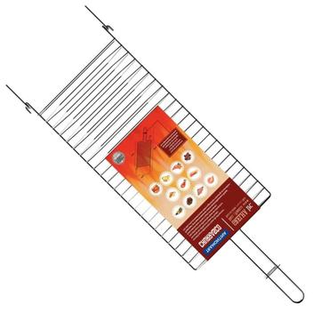 Grelha Dupla Aço Inox Churrasqueira Churrasco Tramontina 31x18 Abre e ...