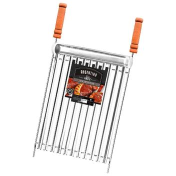 Grelha Inox 40X40Cm Gaucha Parrilla Arg. C Grilazer - Grelhas ...