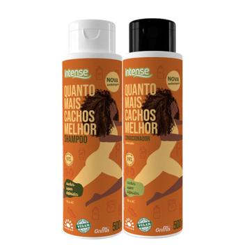 Griffus Intense Quanto mais cacho Melhor Kit Shampoo + Condicionador ...