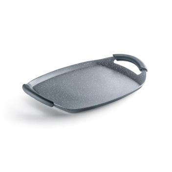 Grill Chapa Hercules Antiaderente Ceramica Indução Com Alça - Panelas ...