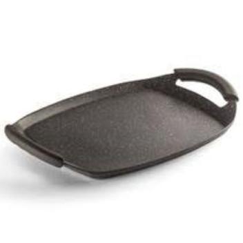 Grill chapa para fogão com alça 26x21 e antiaderente servir - MUNDIAL ...