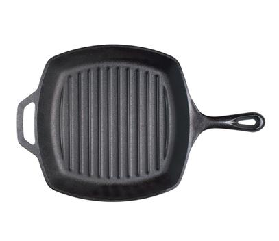 Grill Pan Lodge L8SGP3 Ferro fundido pré-temperado de 26 cm - Grill ...