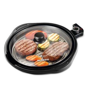 Grill Redondo Smart - Mondial - Mondial - Grill - Magazine Luizaliquidaweb