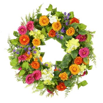 Grinalda Floral Artificial YNYLCHMX de 18 Polegadas para Decoração de ...
