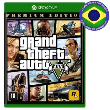 Gta 5 Grand Theft Auto V Premium Xbox One Mídia Física - Rockstars ...