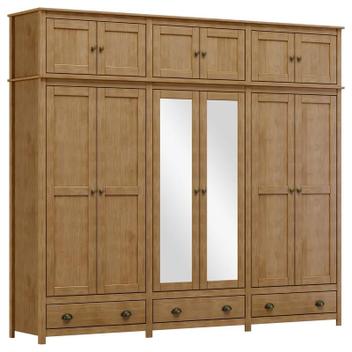 Guarda Roupa 12 Portas 3 Gavetas Branco/Freijó Topázio - FN - Finestra ...