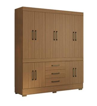 Guarda Roupa Casal 10 Portas 3 Gavetas Mônaco Atacama - ARAMOVEIS ...