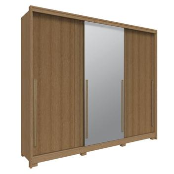 Guarda Roupa Casal 3 Portas de Correr Espelho New Guarapari - Móveis ...