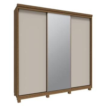 Guarda Roupa Casal 3 Portas de Correr Espelho Rimo New Honduras ...