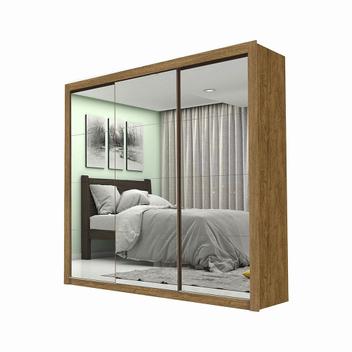 Guarda-Roupa Casal Melissa com 4 Gavetas Super Glass Carioca Móveis ...