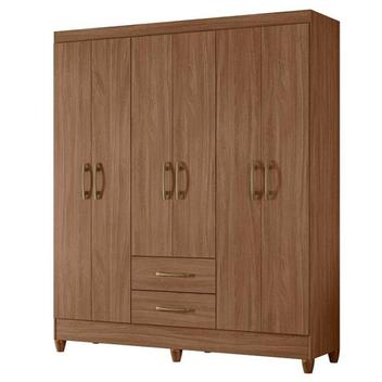 Guarda Roupa Casal Panamá 6 Portas Carvalho - Moval - MOVAL MOVÉIS ...