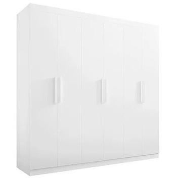 Guarda Roupa Colibri Casal 6 Portas 6 Gavetas D Doro Cor Branco ...